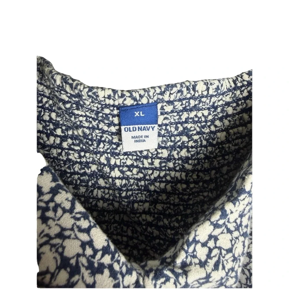 Old Navy | Dresses | Old Navy Xl Navy Floral Mini Dress Adjustable ...